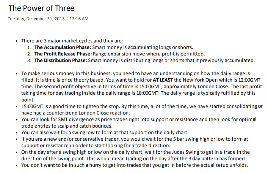 Power of Three 3 คืออะไร วิเคราะห์ ICT Forex - Forexduck
