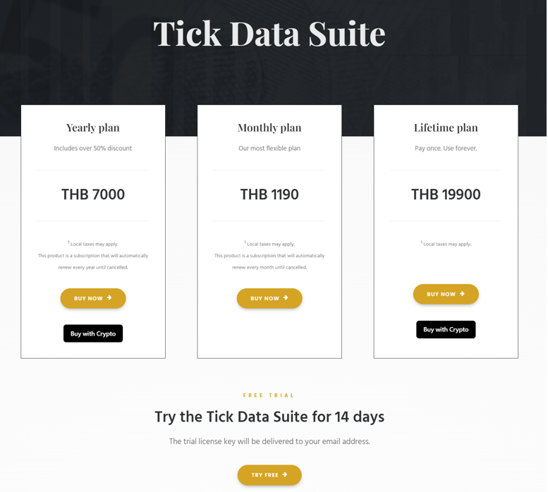 Tick Data Suite คืออะไร ข้อมูลการใช้งานและรายละเอียด - Forexduck